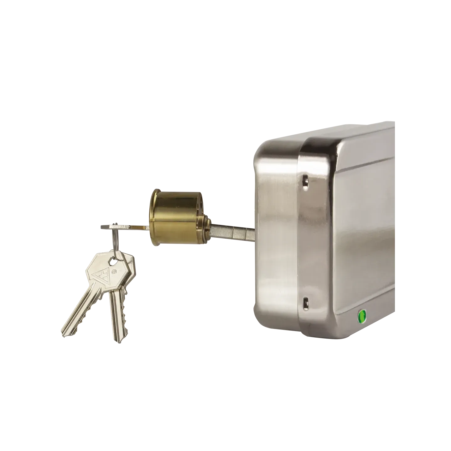 Serrure électrique en applique à rupture de courant, avec bouton ...