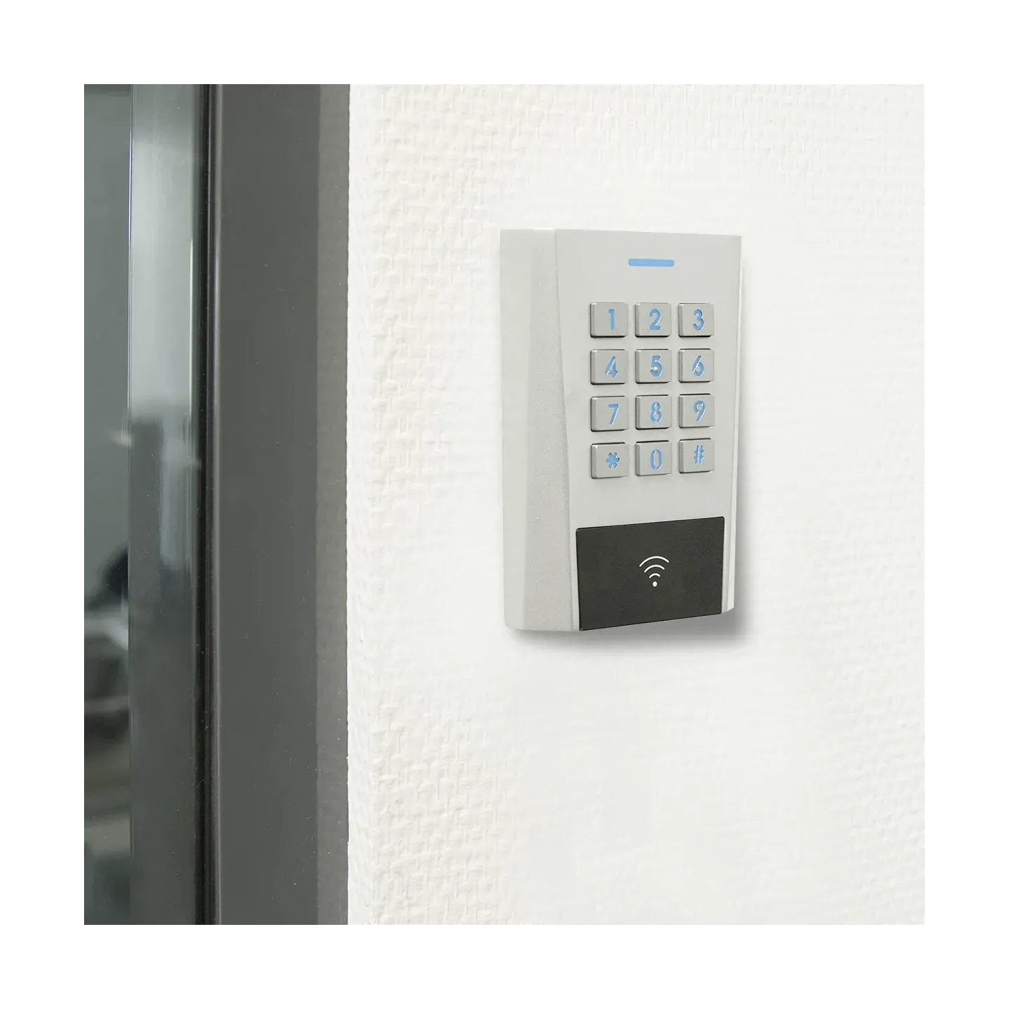 Clavier à codes / Lecteur RFID autonome AXK3, 12 à 24V, MIFARE, raccordement par câble ...