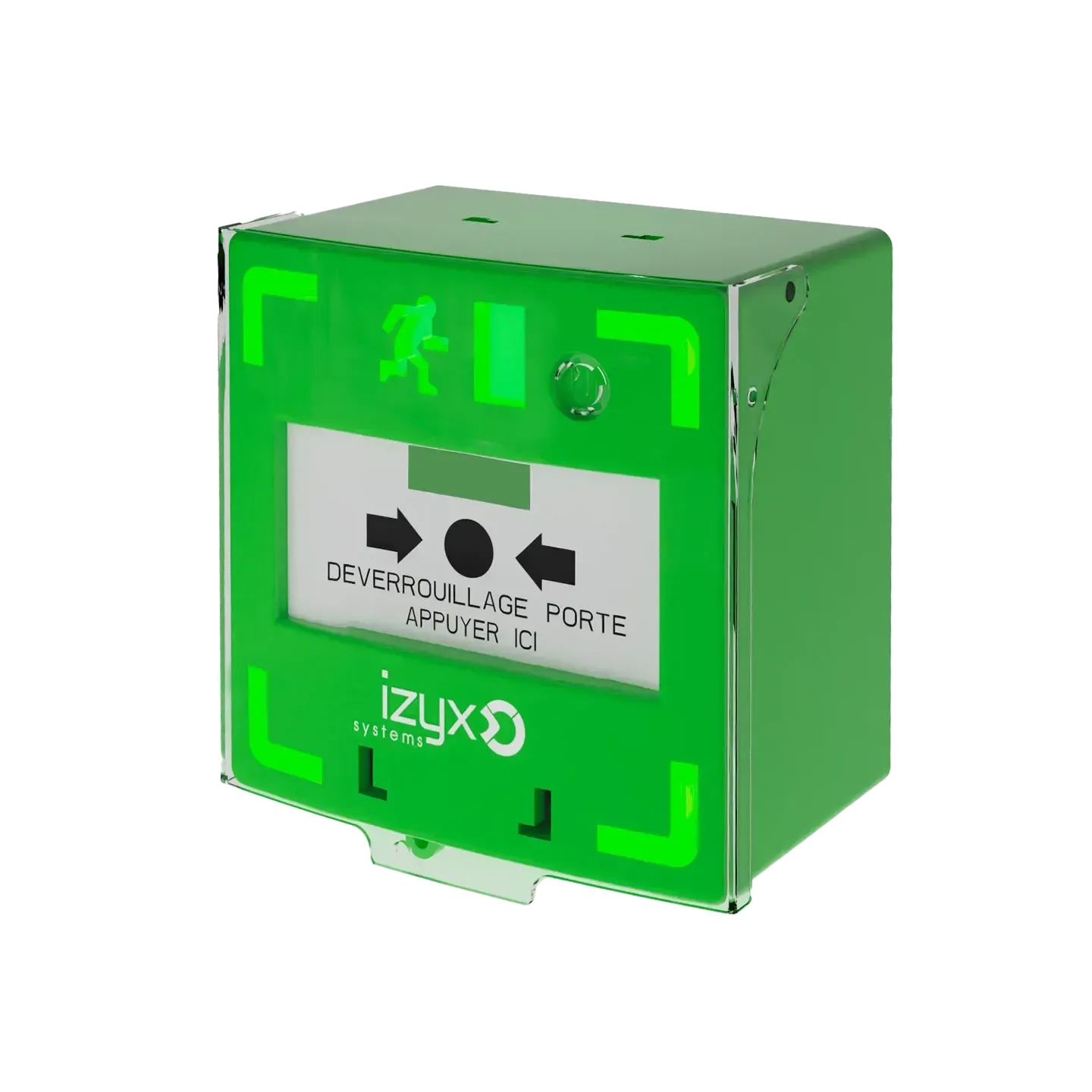 Déclencheur manuel VERT 3 contacts, lumineux et sonore - Déclencheurs ...