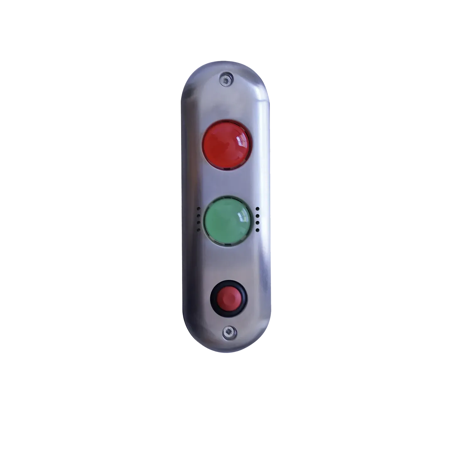 Platine de signalisation et d’appel, 12 à 24V, bouton d'appel impulsionnel NO, avec buzzer ...