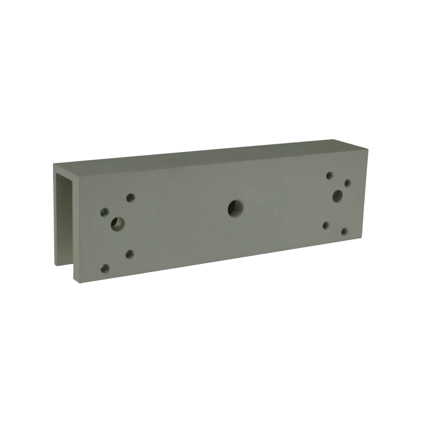 Equerre en "U" en aluminium pour porte en verre pour séries EMM1200 ...