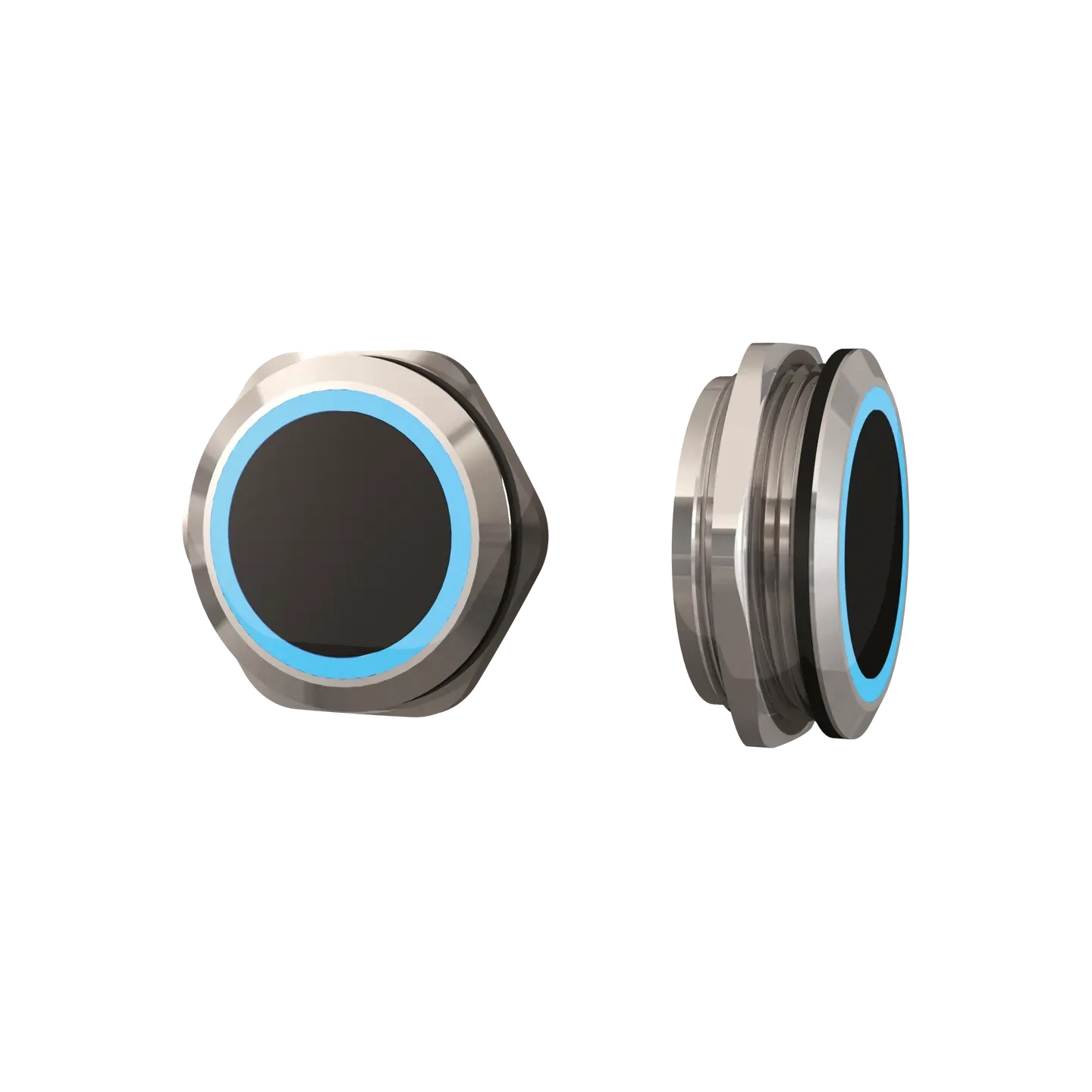 Capteur infrarouge, Ø 38 mm, sans contact acier inoxydable, 12 à 24V ...