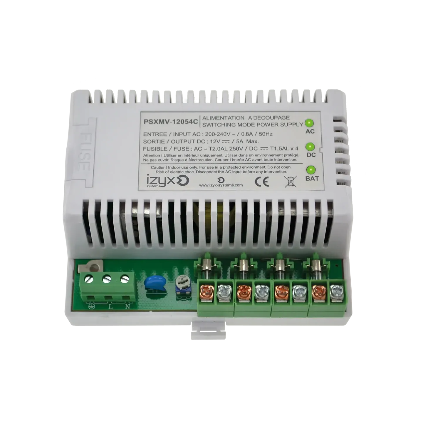 Module alimentation chargeurs multivoies 12V 5A 4 voies - Modules pour chargeurs multivoies 12V ...