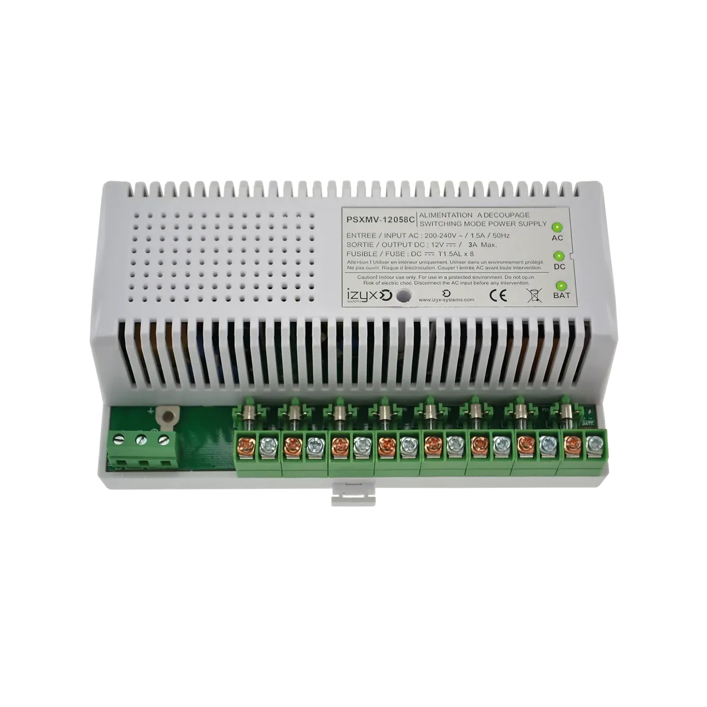 Module alimentation chargeurs multivoies 12V 5A 8 voies