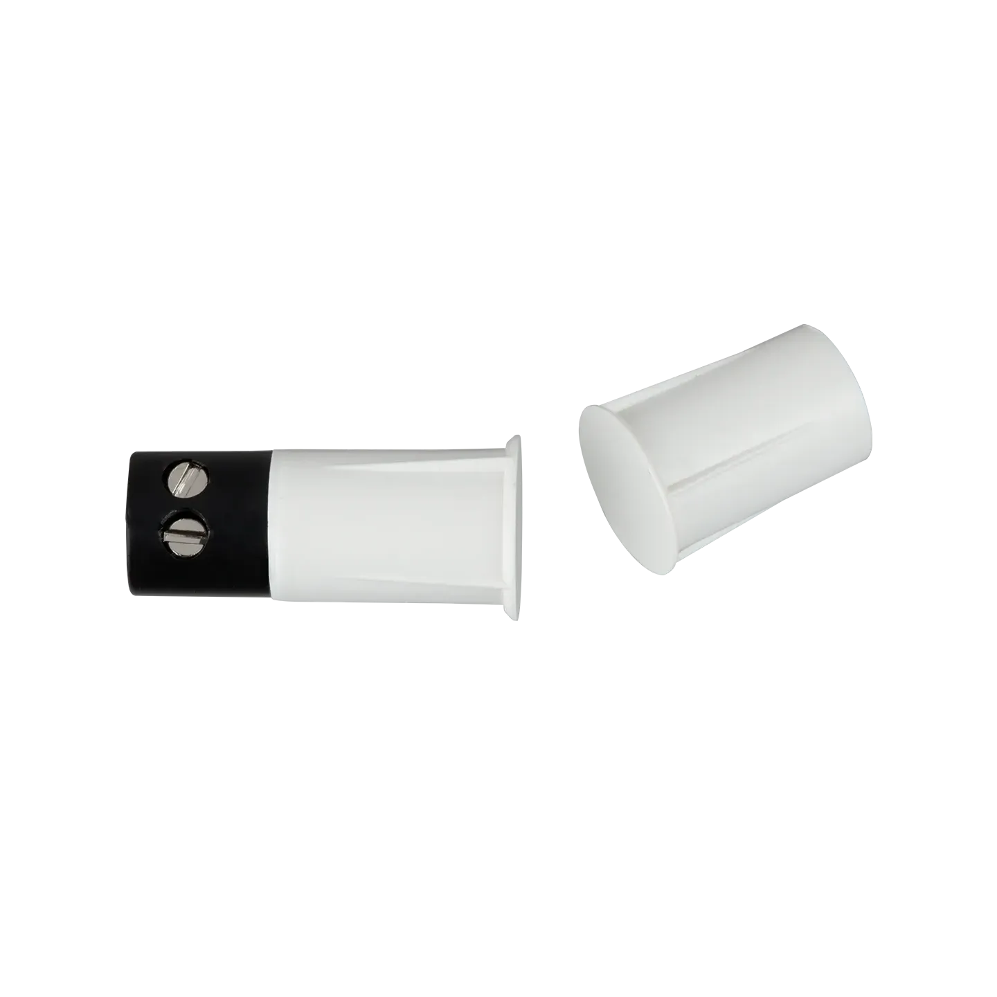 Contact magnétique en ABS à encastrer, 1 contact NO, raccordement 2 ...