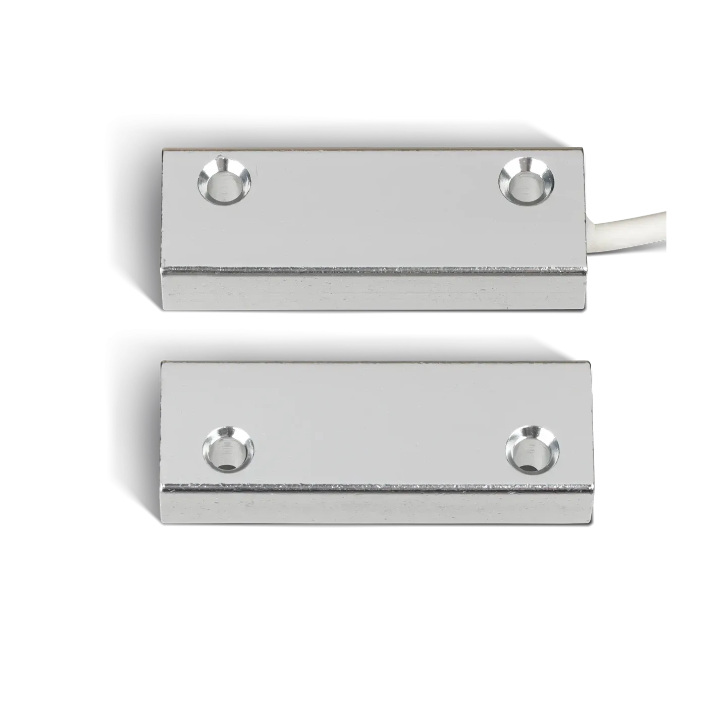 Contact magnétique en aluminium en applique, 1 contact NO (2 fils ...