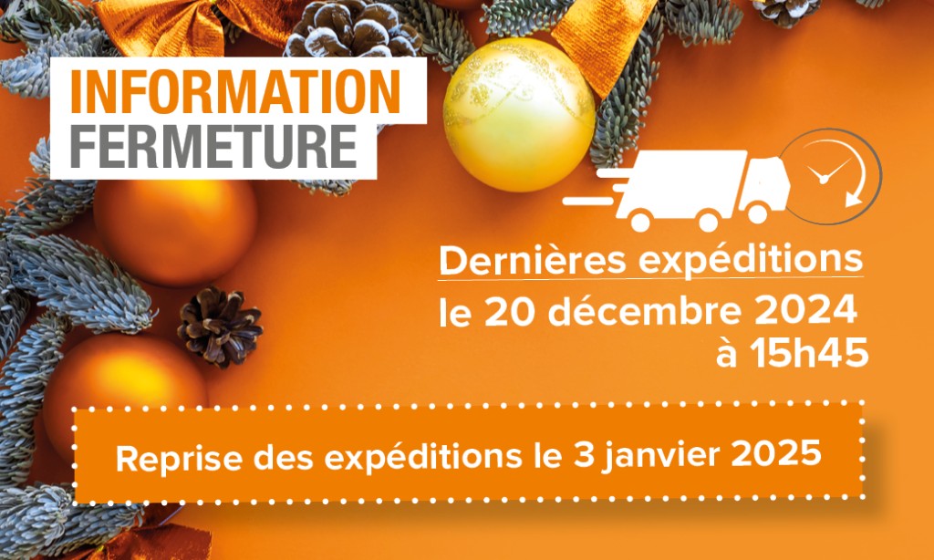 INFORMATION Fermeture fin d'année